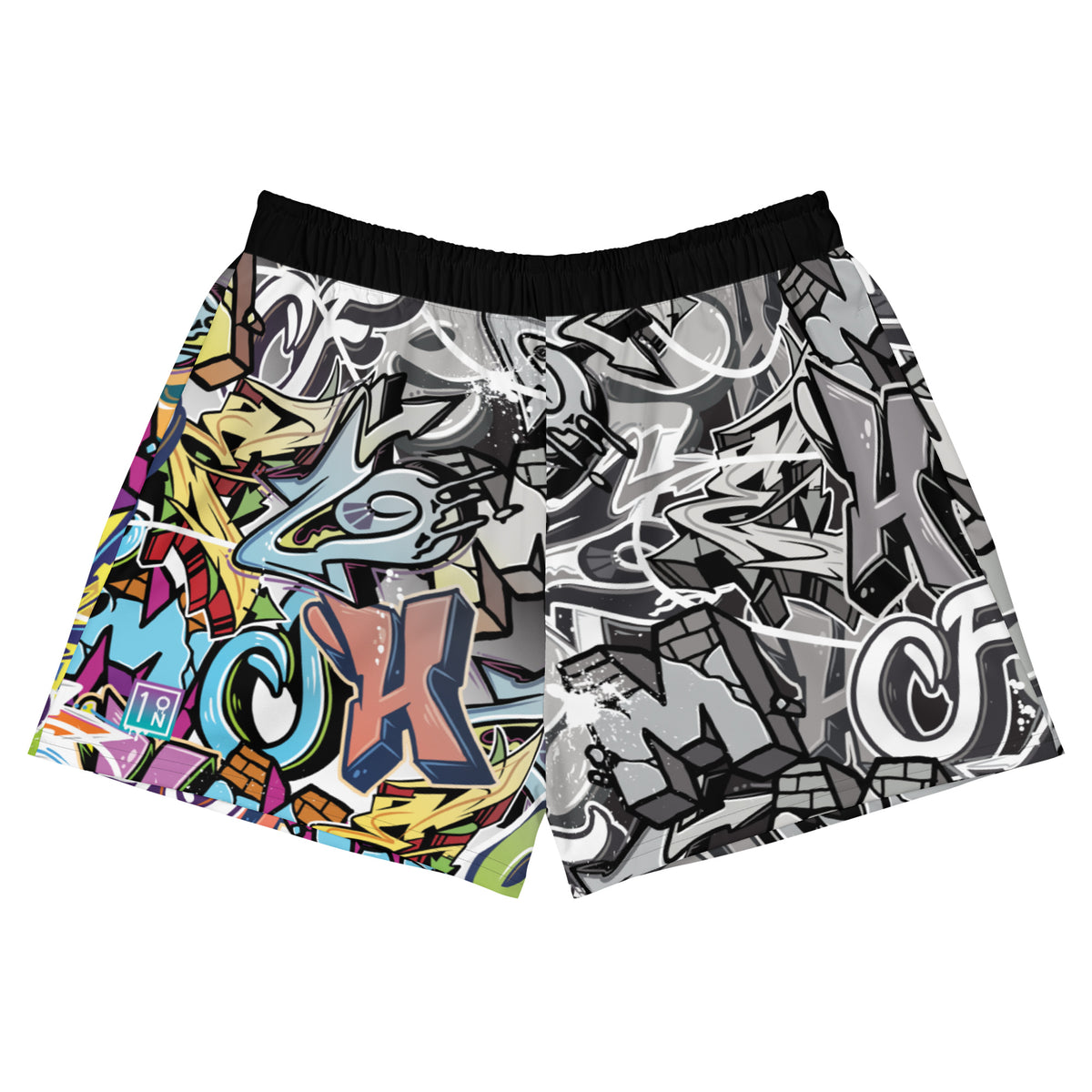 Tagzilla Graffiti Women’s Recycled Athletic Shorts – 1-On-None